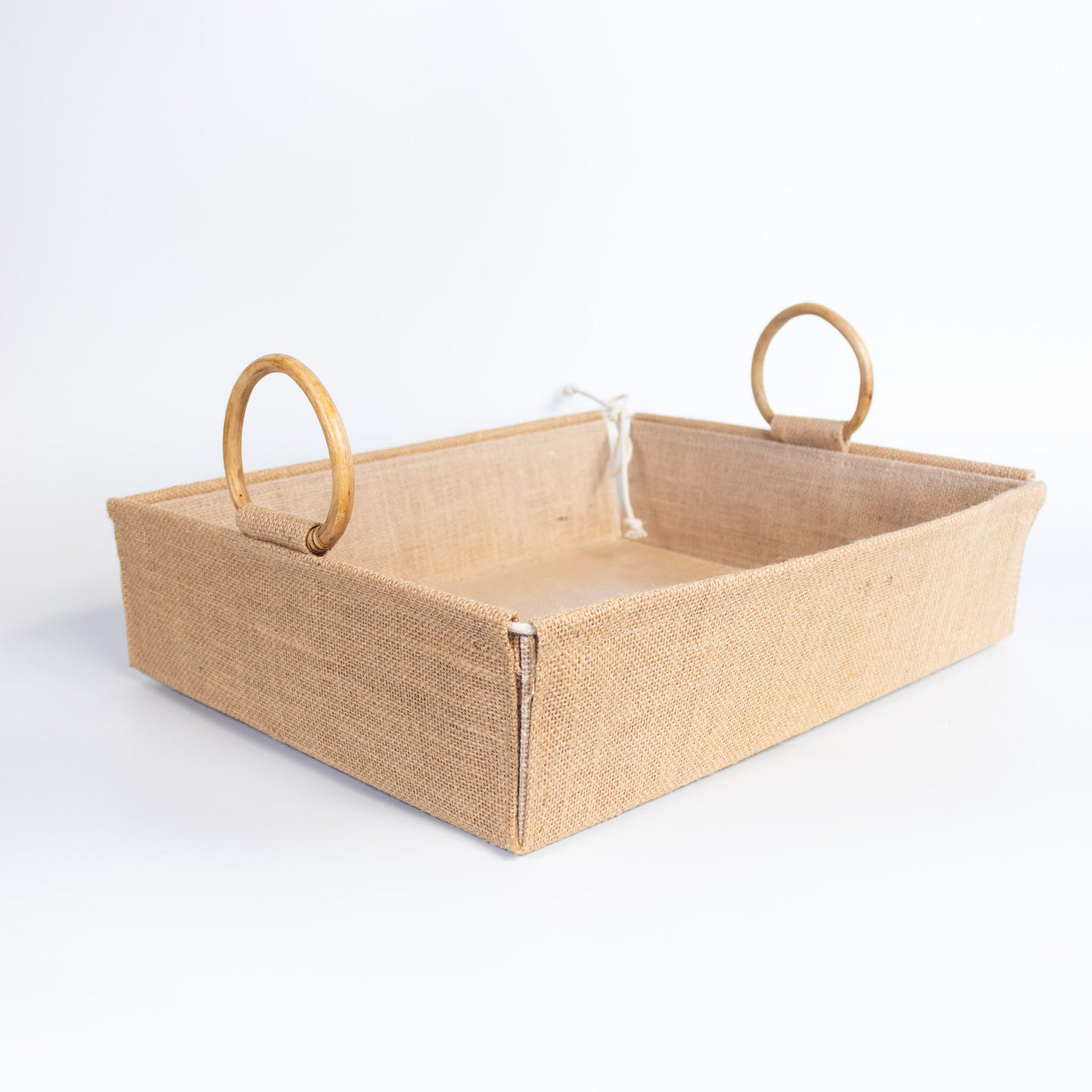 Jute Pull String Tray | Indigo & Jade Gold Coast Floristry Supplies