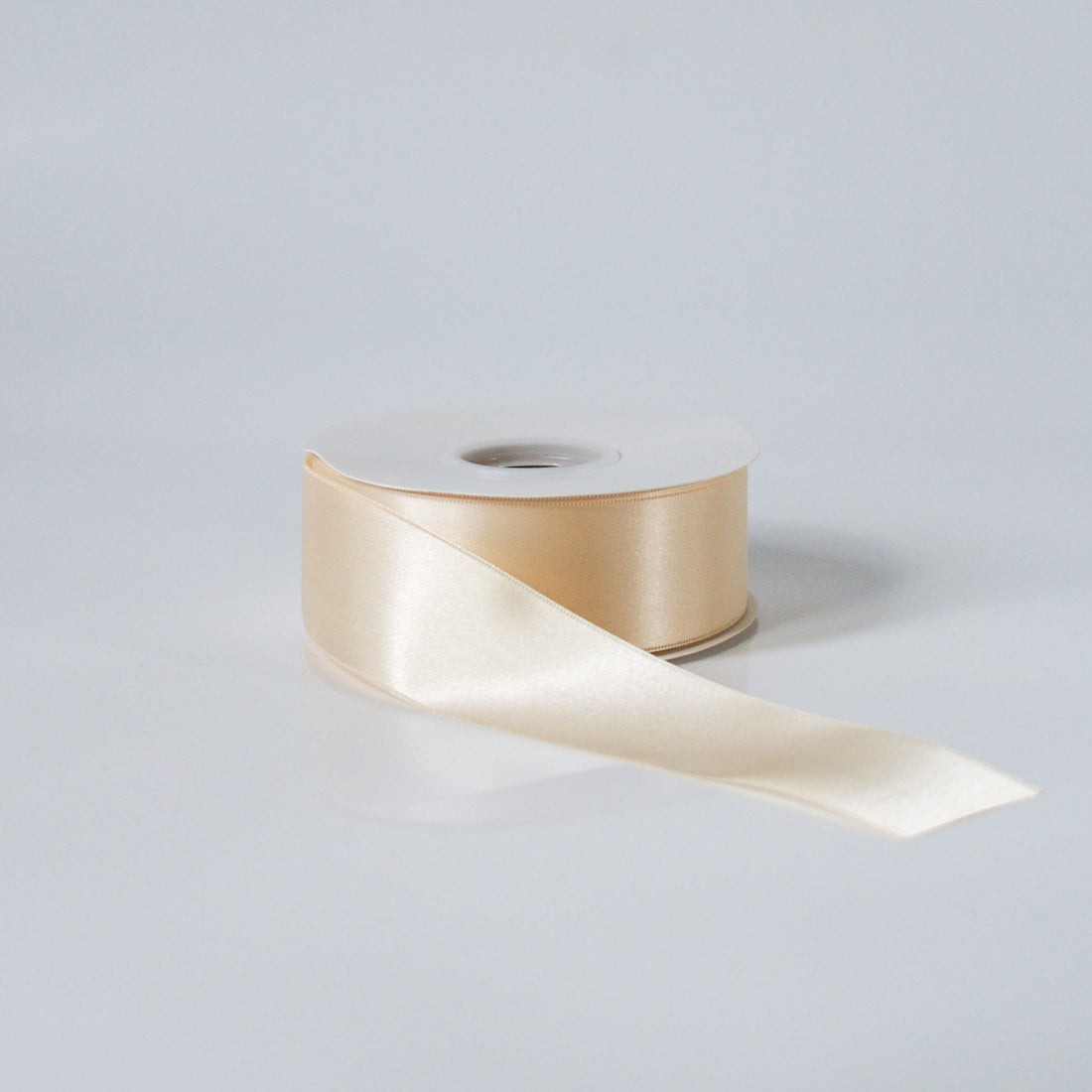 Satin Ribbon Double Face - Cream | Indigo&Jade GC Floristry Supplies ...